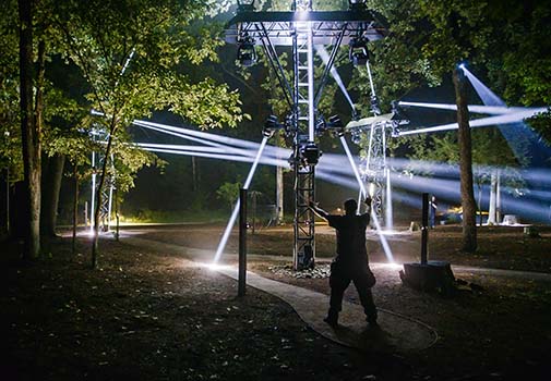 Rafael Lozano-Hemmer - Embodied Light Beacons